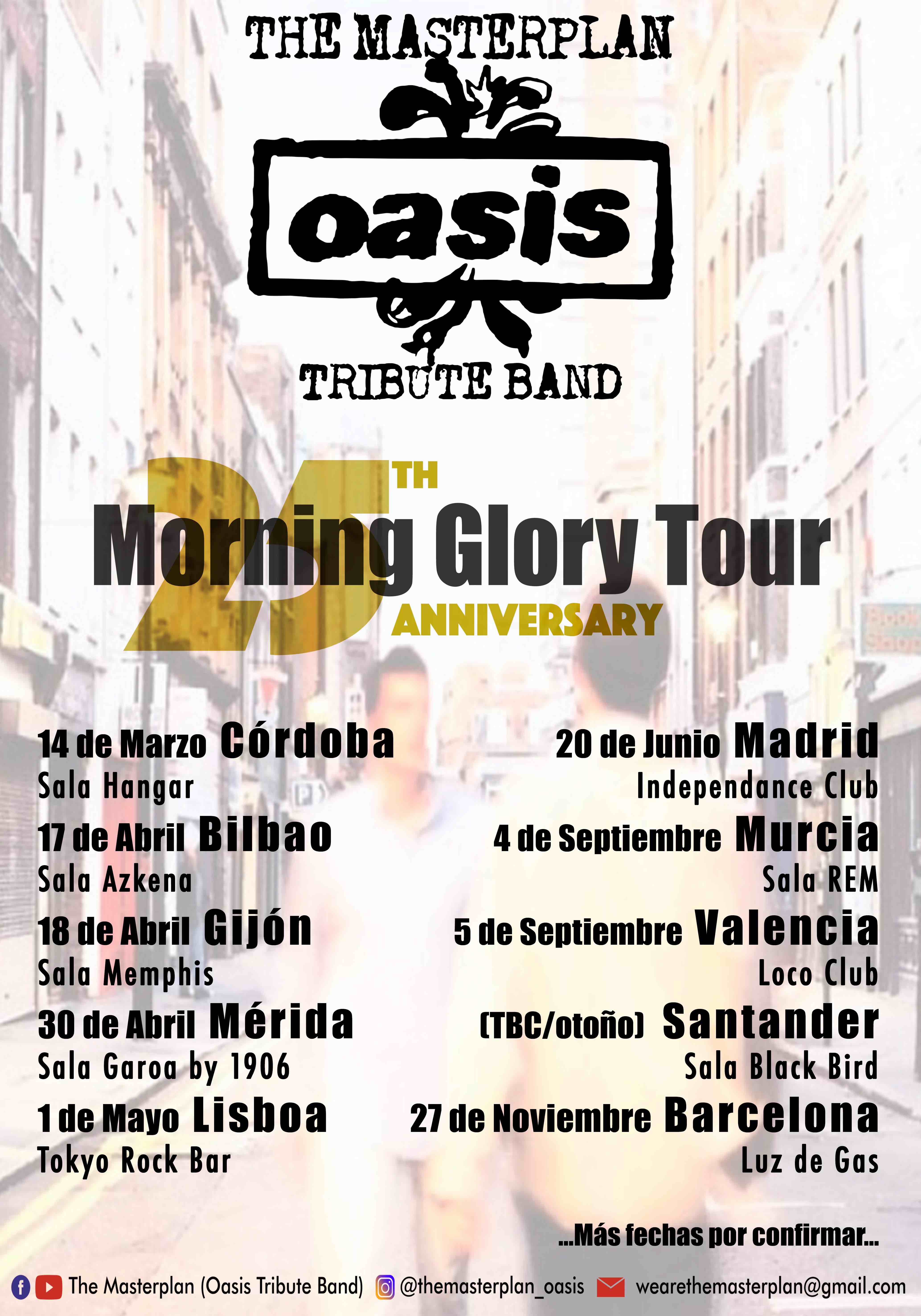 The Masterplan (Oasis Tribute Band) | Entradas Conciertos y Giras 2024-2025 - Wegow