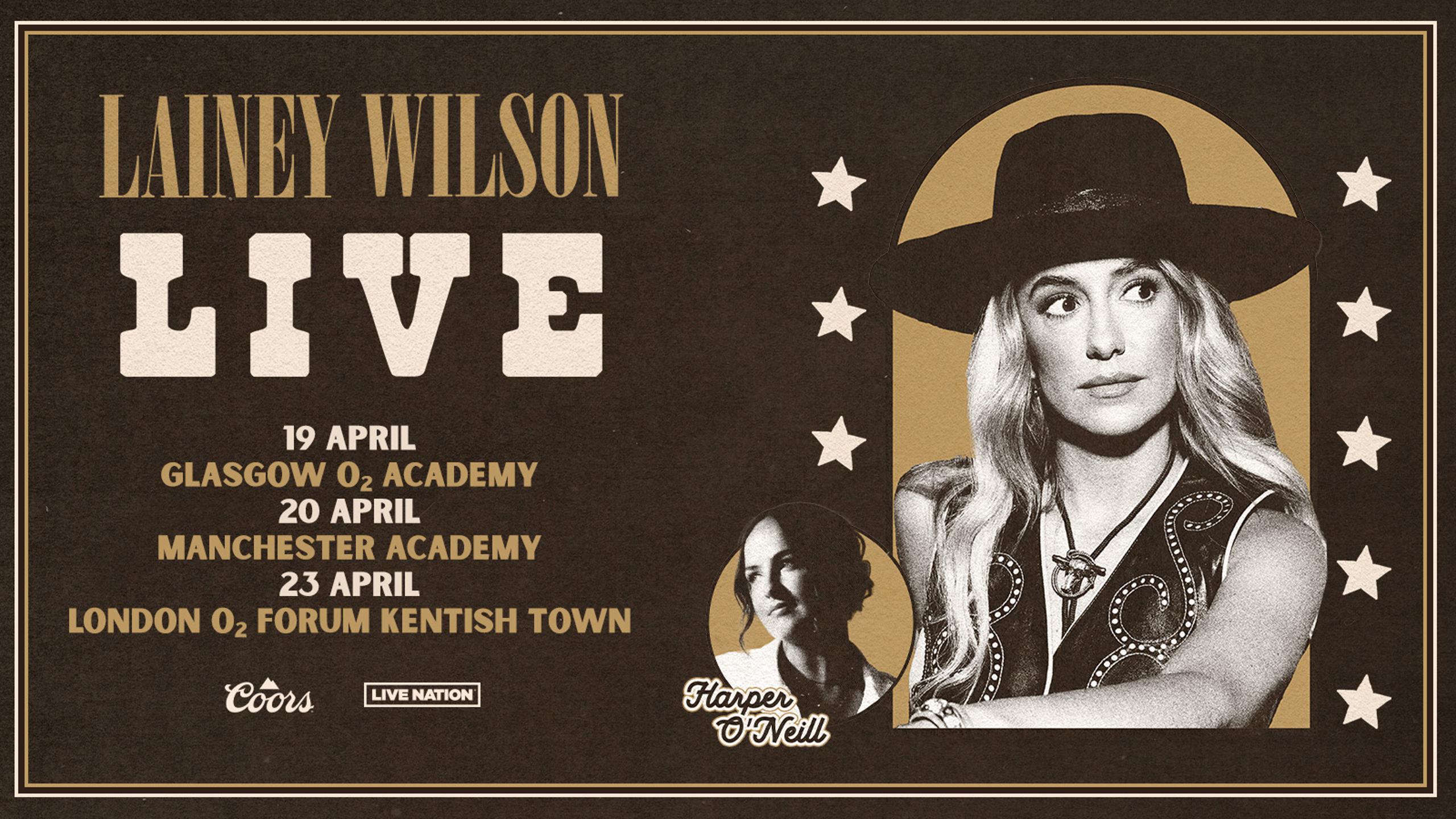 Tickets für Lainey Wilson in Belfast | Wegow