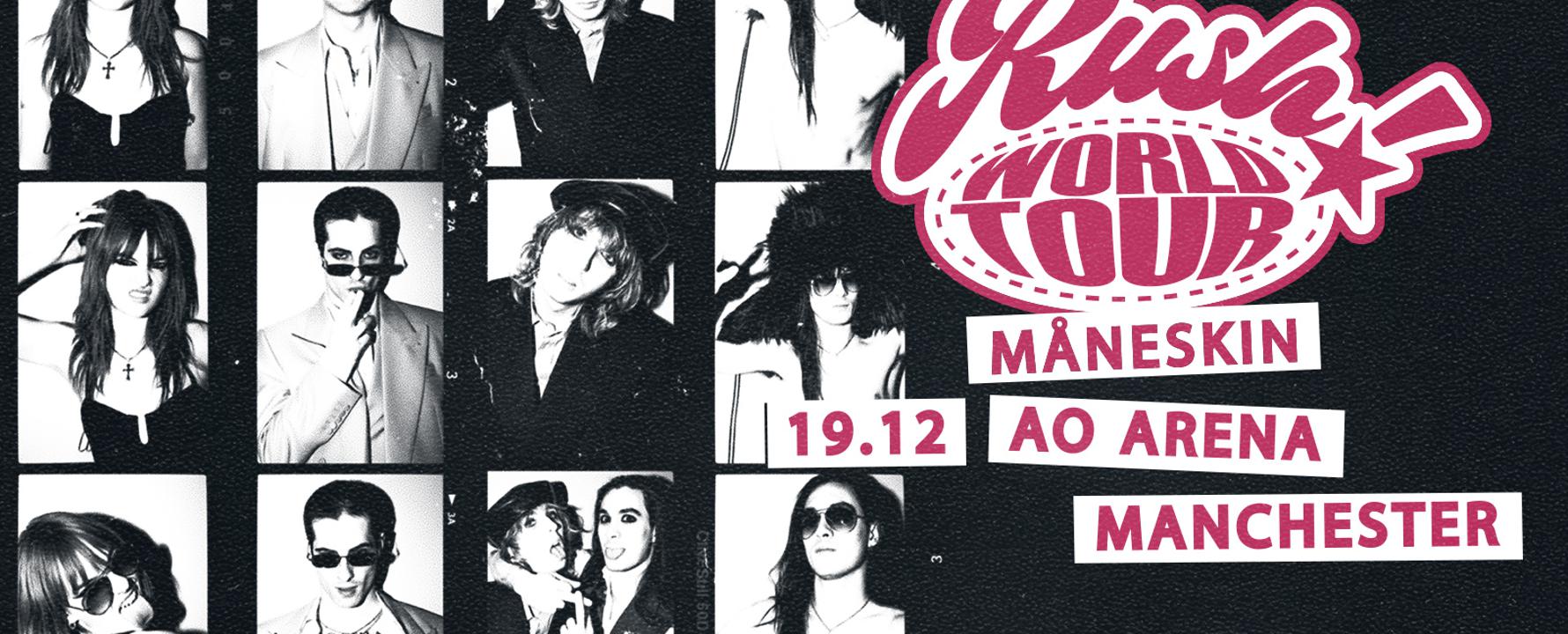 Tickets for Måneskin at Manchester AO Arena, Manchester| Wegow