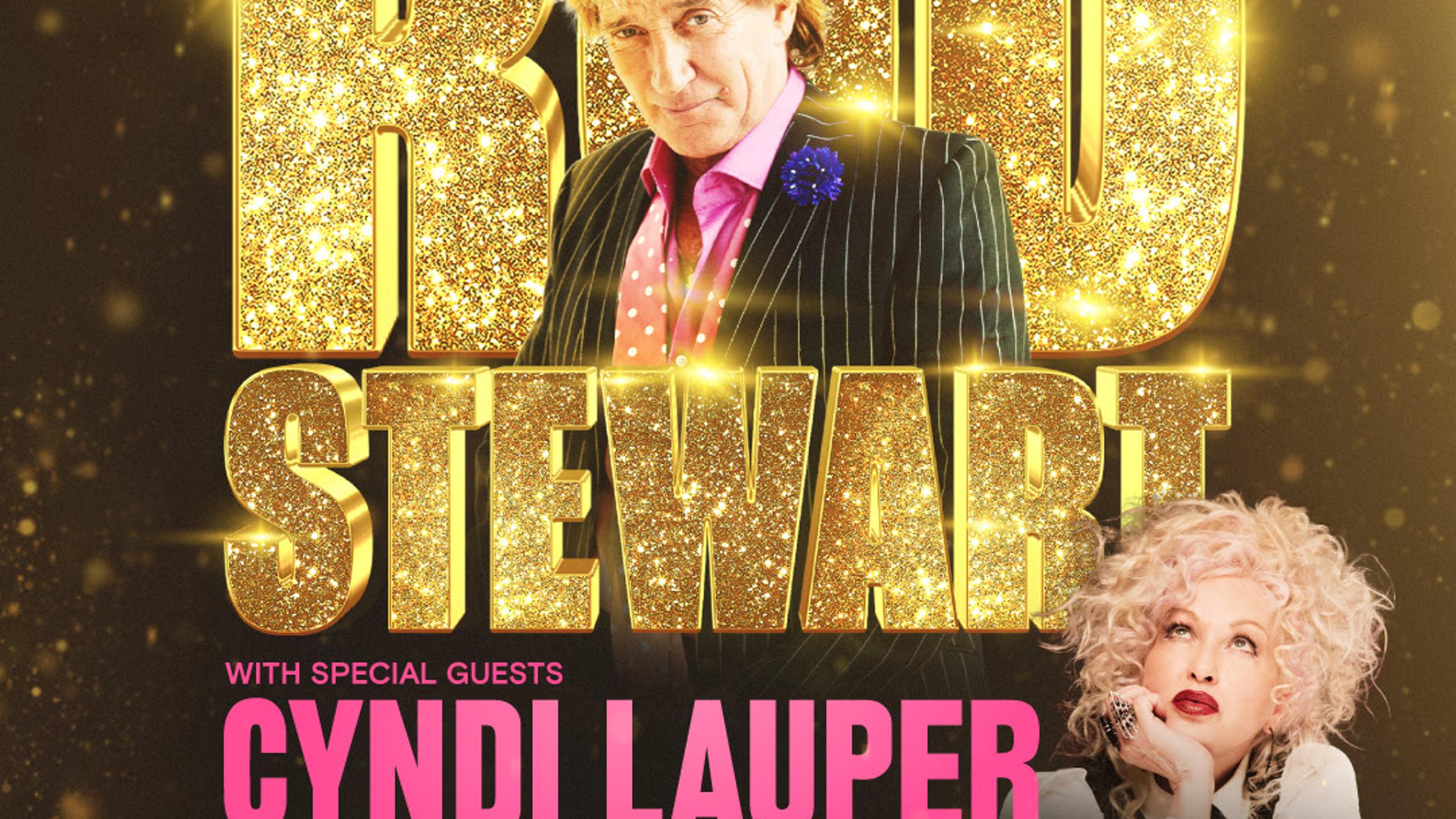 Rod Stewart Cyndi Lauper Jon Stevens Concert Tickets For Centennial