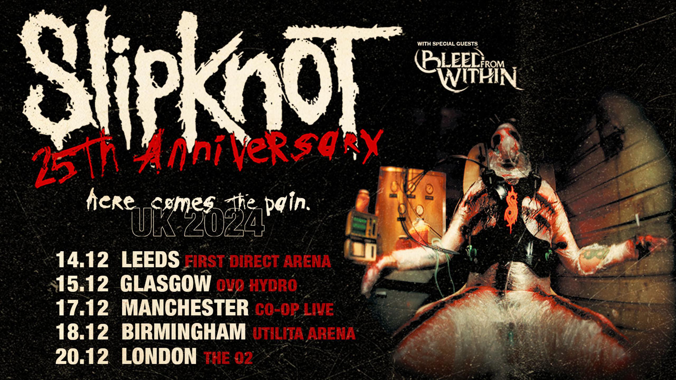 Billets pour Slipknot dans Manchester | Wegow