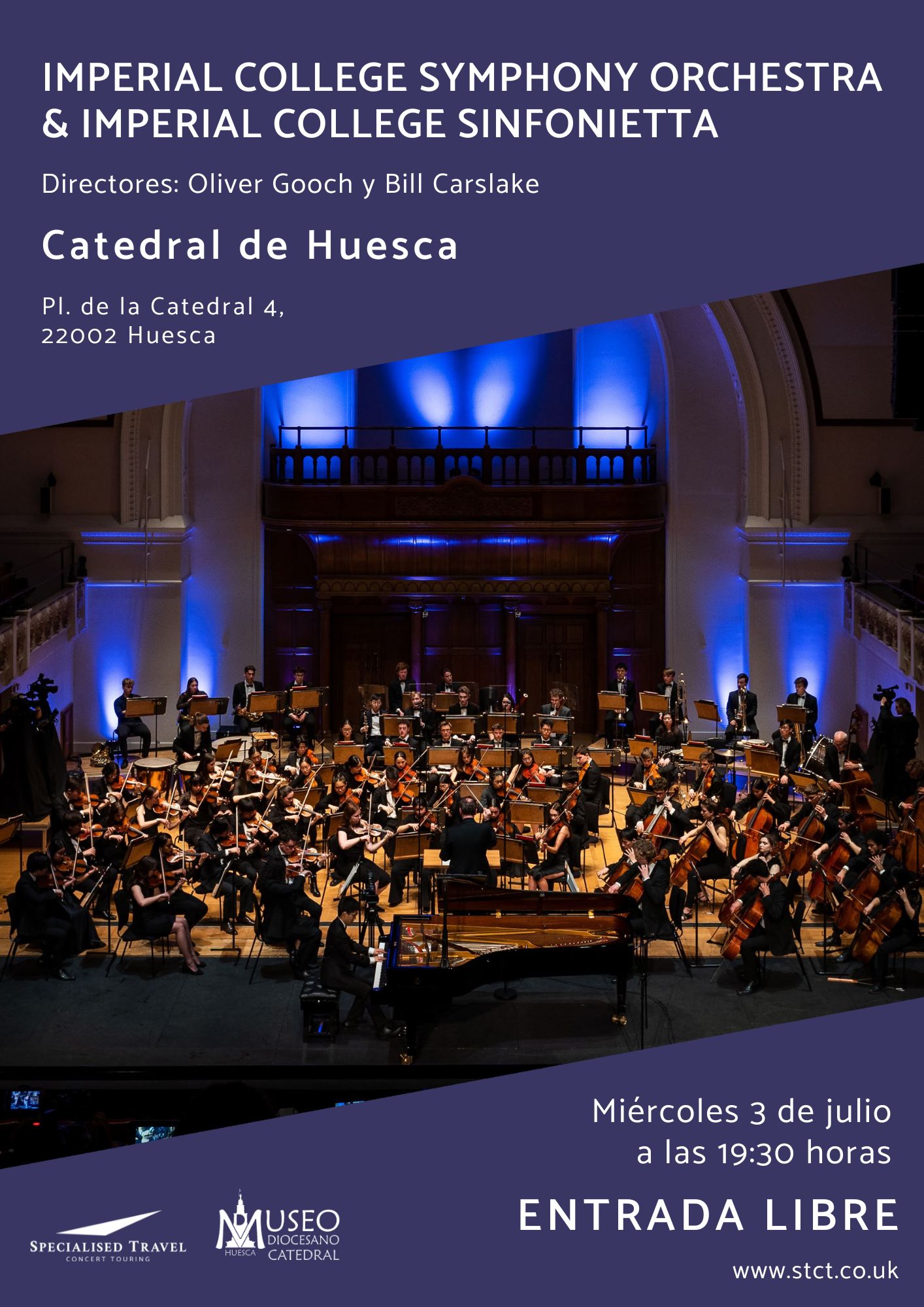 Entradas para Bill Carslake, Imperial College Sinfonietta, Imperial ...