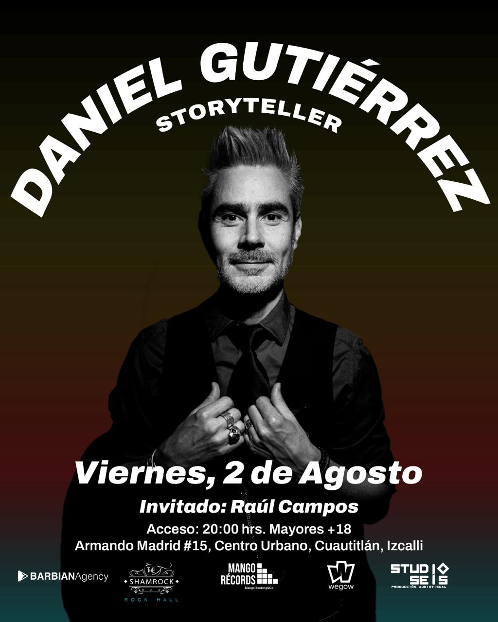 Tickets for Daniel Gutiérrez in Cuautitlán Izcalli | Wegow