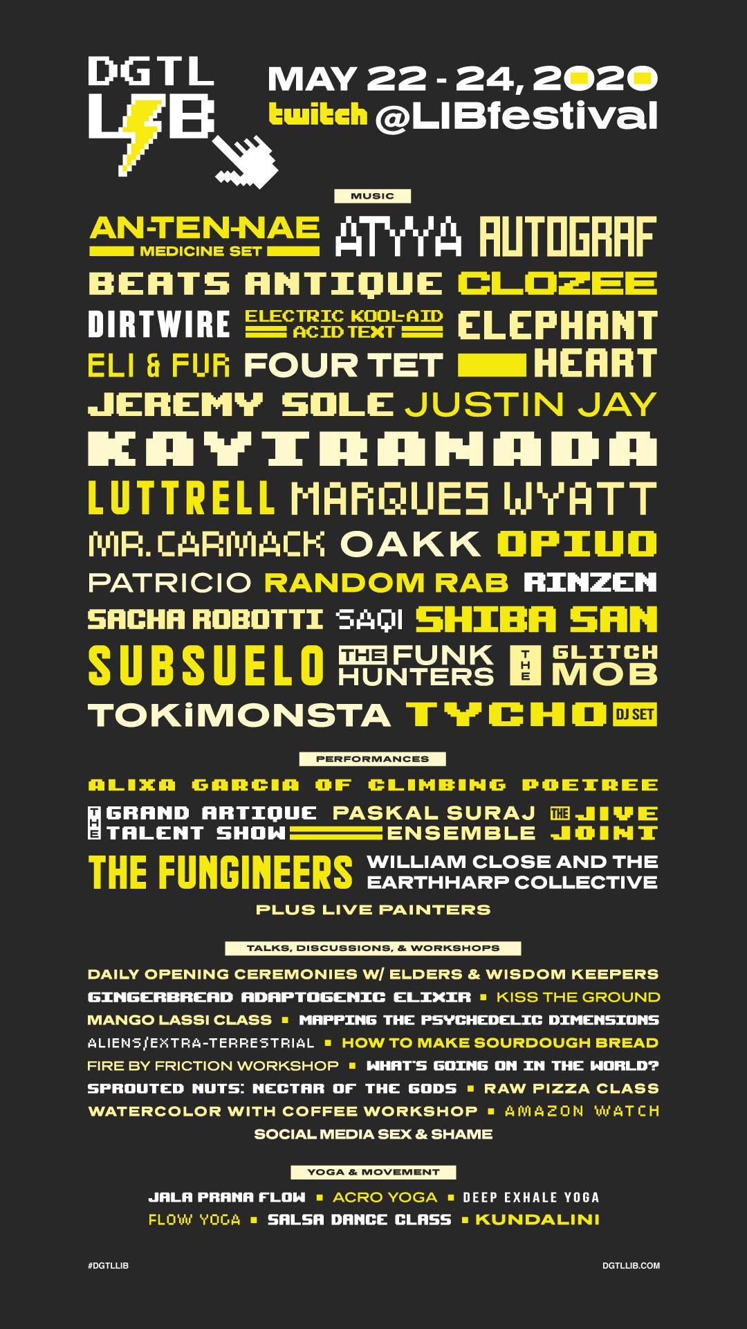 Entradas para DGTL LIB | Wegow