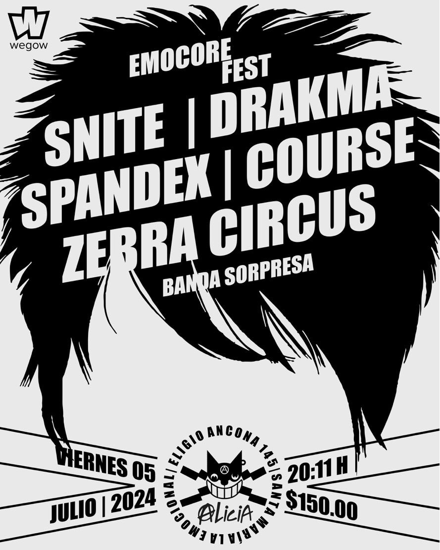 Entradas para Snite, Drakma, Zebra Circus, Spandex en CDMX Ciudad de ...