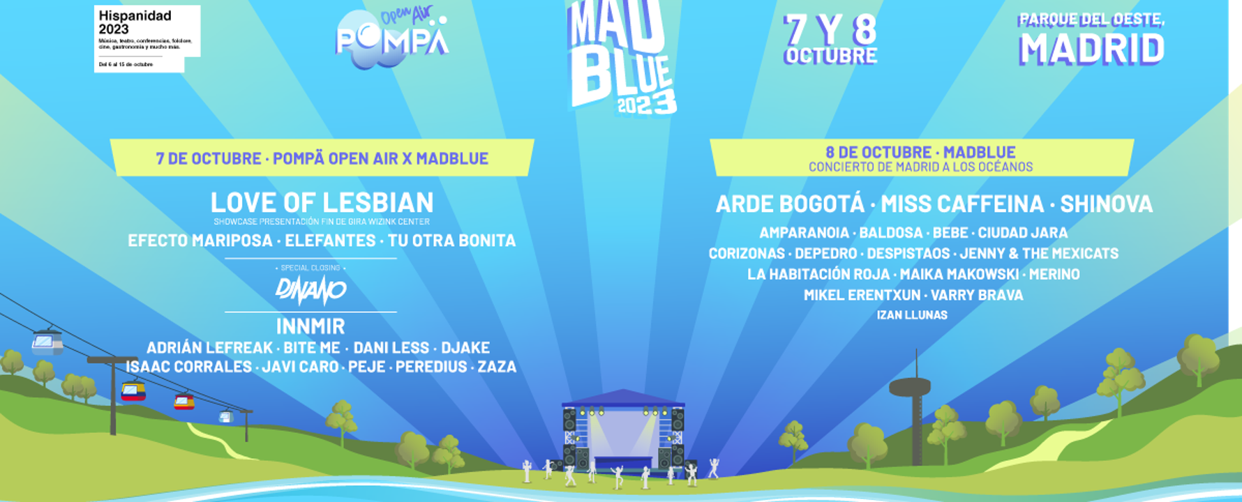 Conciertos MadBlue 2023 en Madrid | Entradas en Wegow
