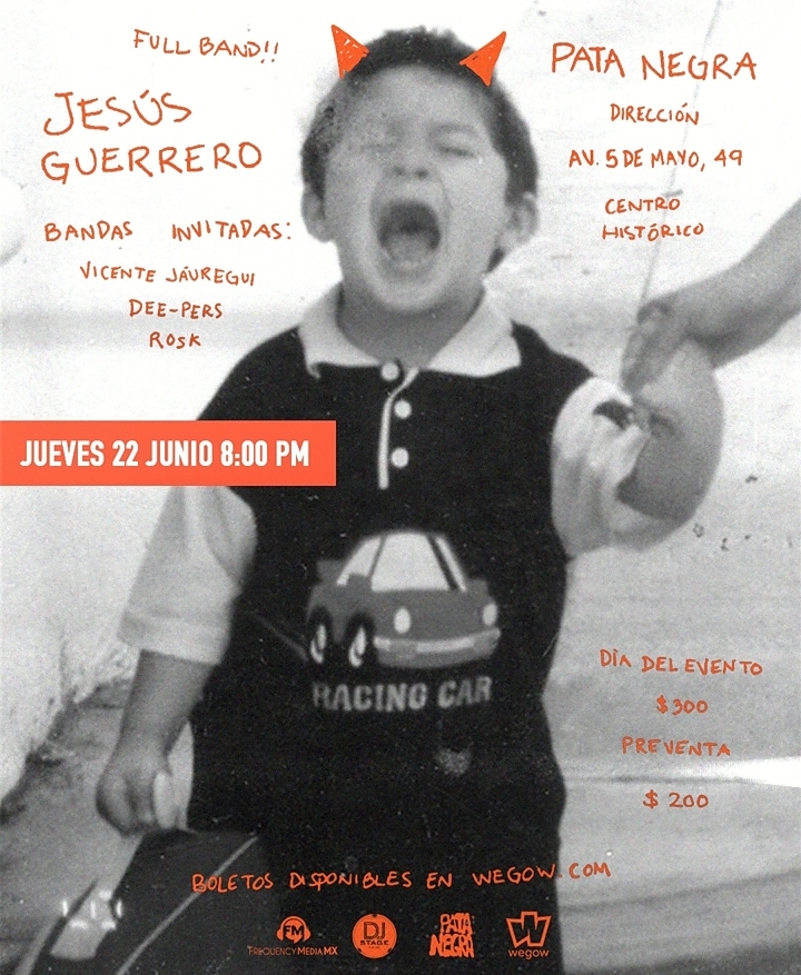 Tickets for Jesús Guerrero in CDMX Ciudad de Mexico | Wegow