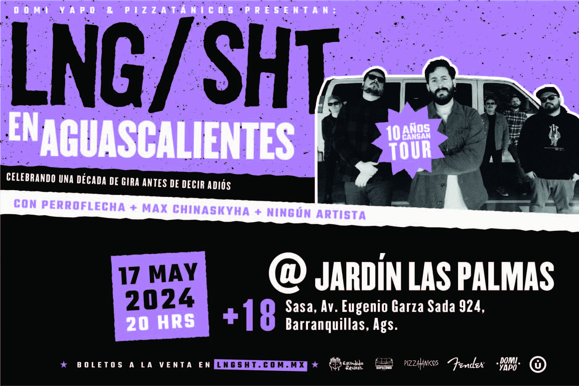 Entradas para Lng / Sht en Aguascalientes | Wegow