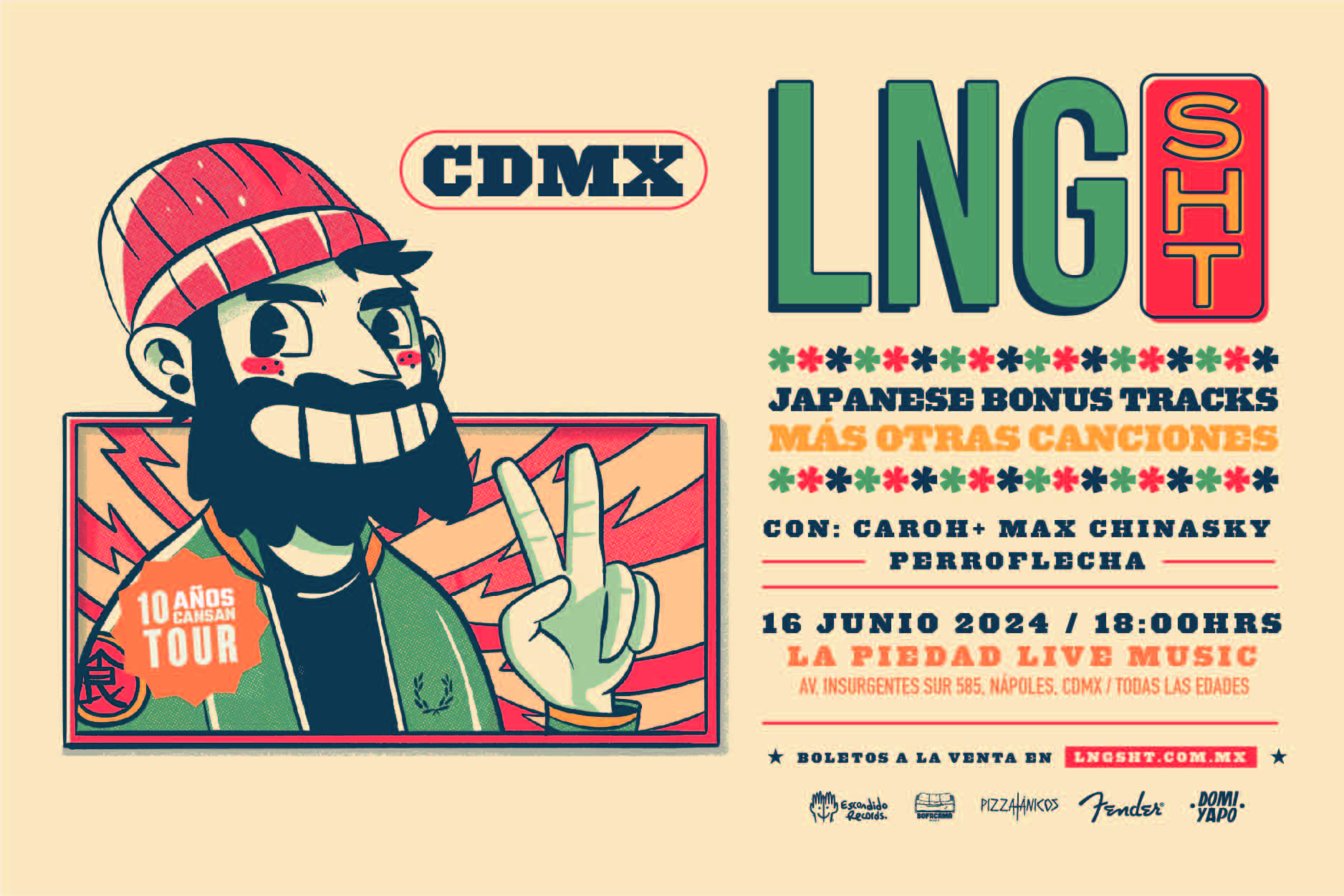 Entradas para Lng Sht tocando por unica vez Japanese Bonus Tracks y otras canciones | Wegow