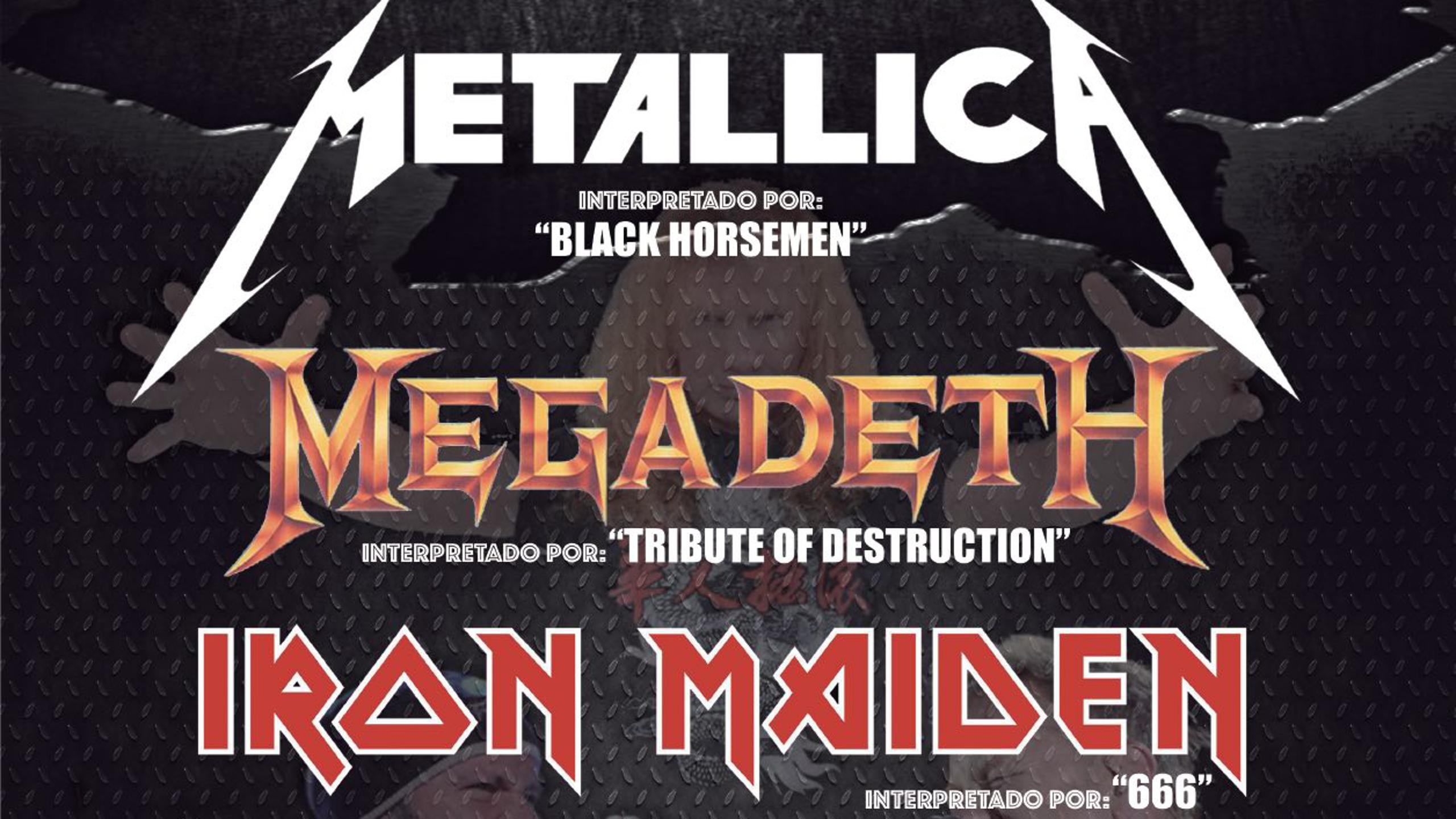 METAL TRIO - Iron Maiden, Megadeth & Metallica (Ponferrada) | Wegow