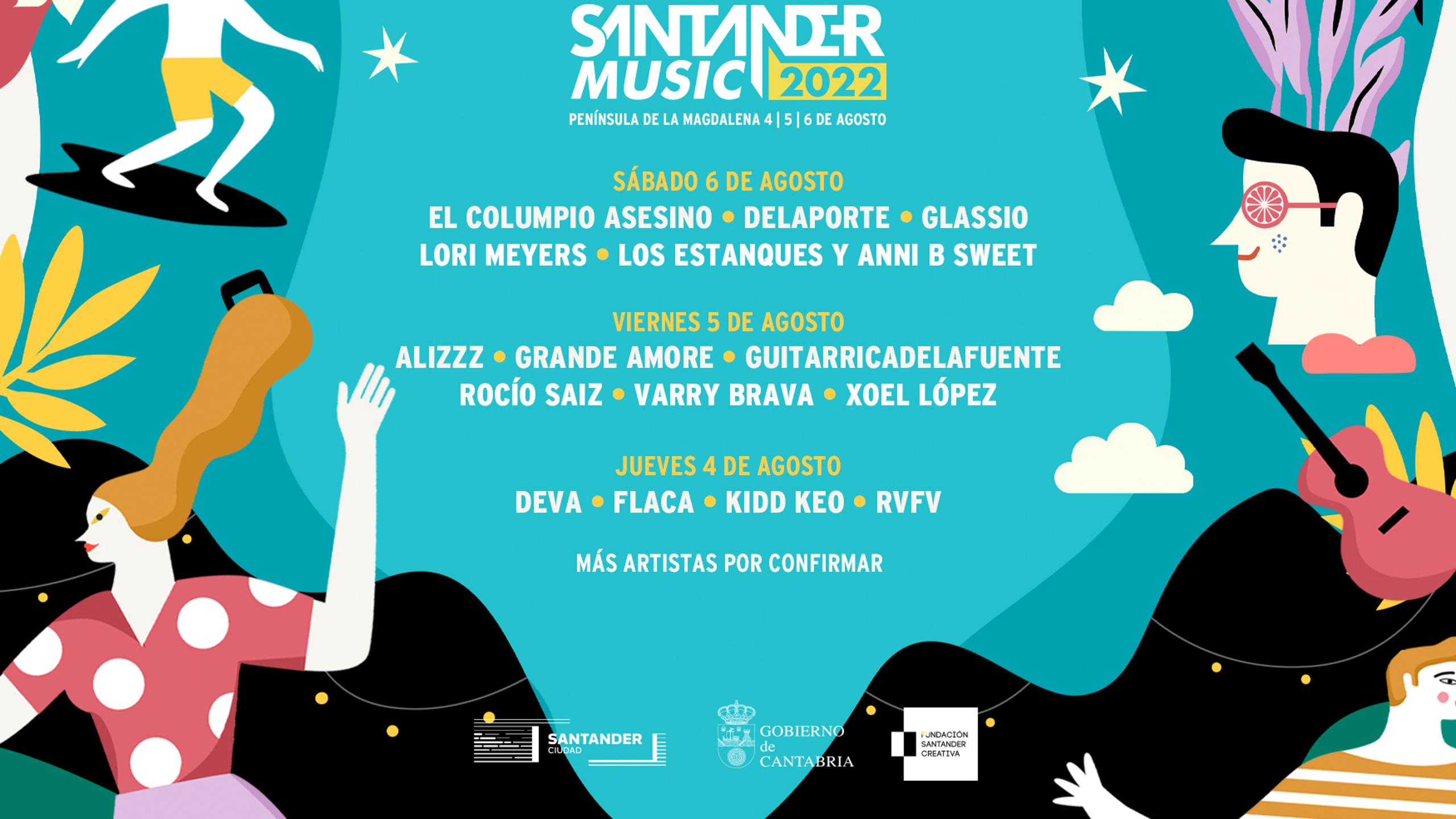 Santander Music 2022 Entradas Cartel Grupos De Santander Music 2022