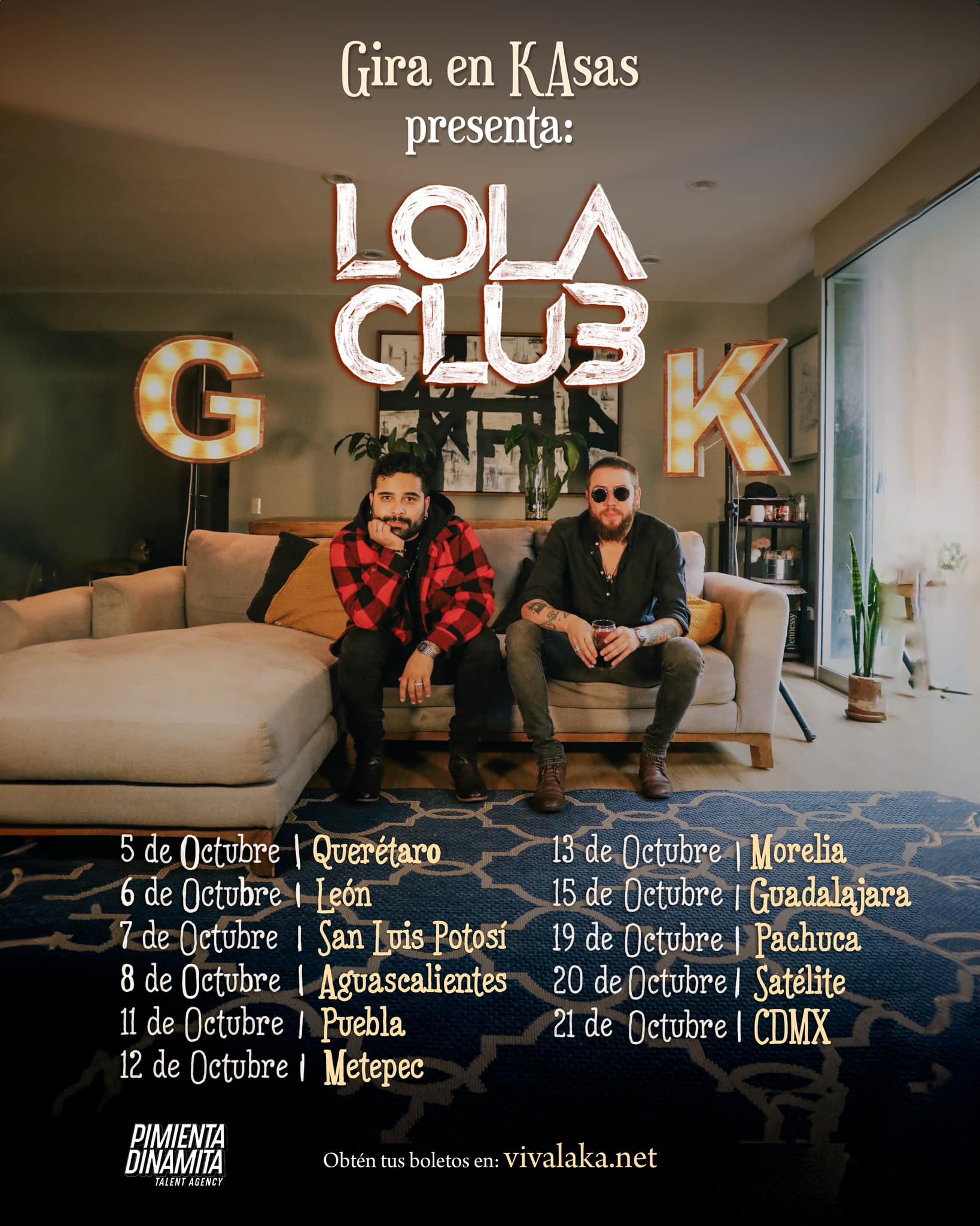 ☝ Así es Lola Club, la banda de reggae rock de México